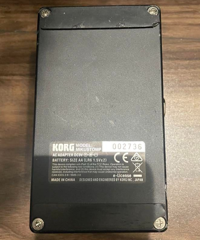 KORG KB10 Hatsune Miku Stomp Vocaloid Guitar Effect Pedal Tested ...