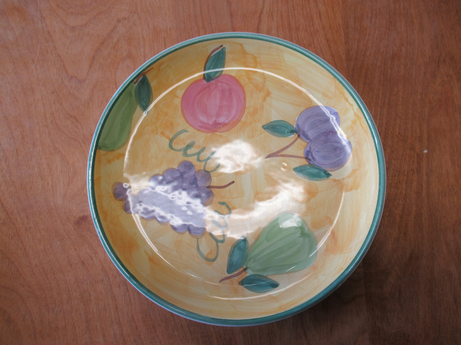 Caleca Italy FRUTTA FRUITTA Dinner Plate 11 1/8" Fruit Yellow 1 ea 5 ...