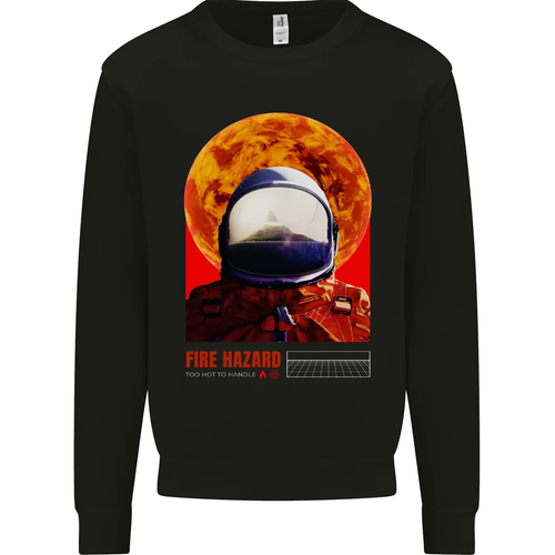 Fire Hazard Trop Chaud À Poignée Astronaute Espace Hommes Pull | eBay
