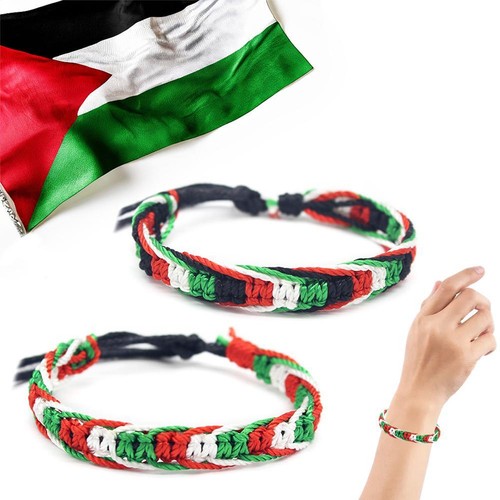 Palestine Bracelets Country Flag Code Bracelet Handmade Friendship Br B ...