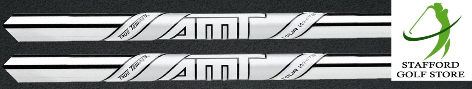 True Temper AMT Tour White .355" Taper Steel Iron Shafts Set R300/S300 ...