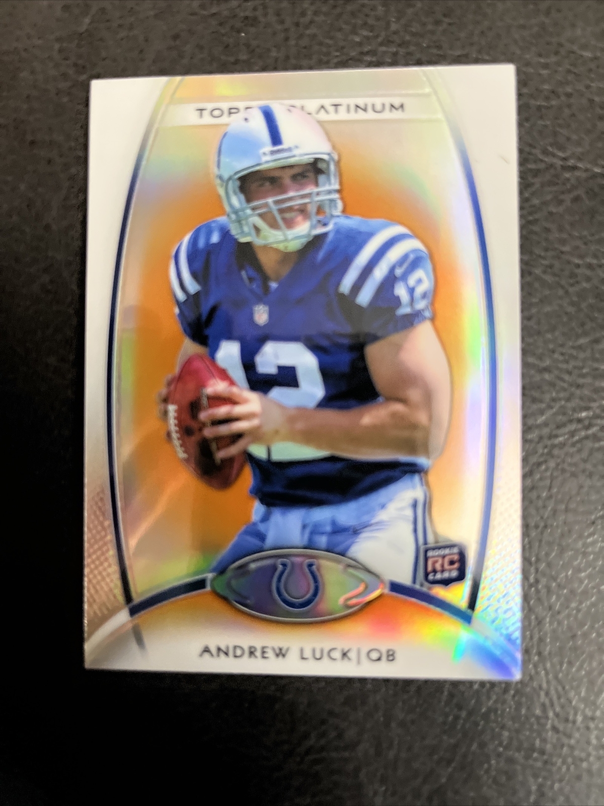 2012 Topps Platinum - Rookie #150 Andrew Luck (RC) Indianapolis Colts ...