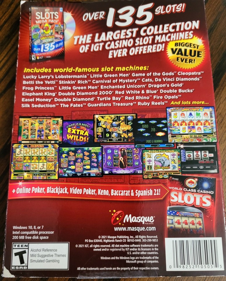 NEW IGT Slots Mega Pack Loberstermania (for PC DVD ) Sealed Fast Free ...