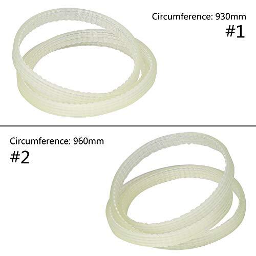 Wheel Balancer Belt, 3 Concave 4 Convex, 930mm/960mm Circumference ...