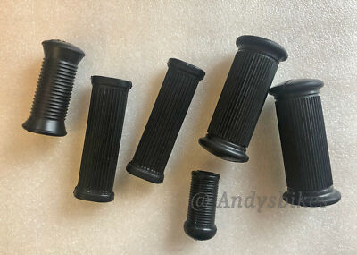 FOOTREST RUBBER KIT for NORTON SINGLES & TWINS WITH FEATHERBED FRAMES ...