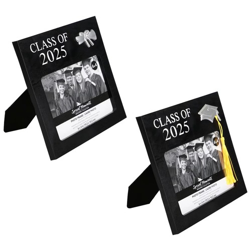 Class of 2025 Graduation Photo Frames with metal Choose either Diploma ...
