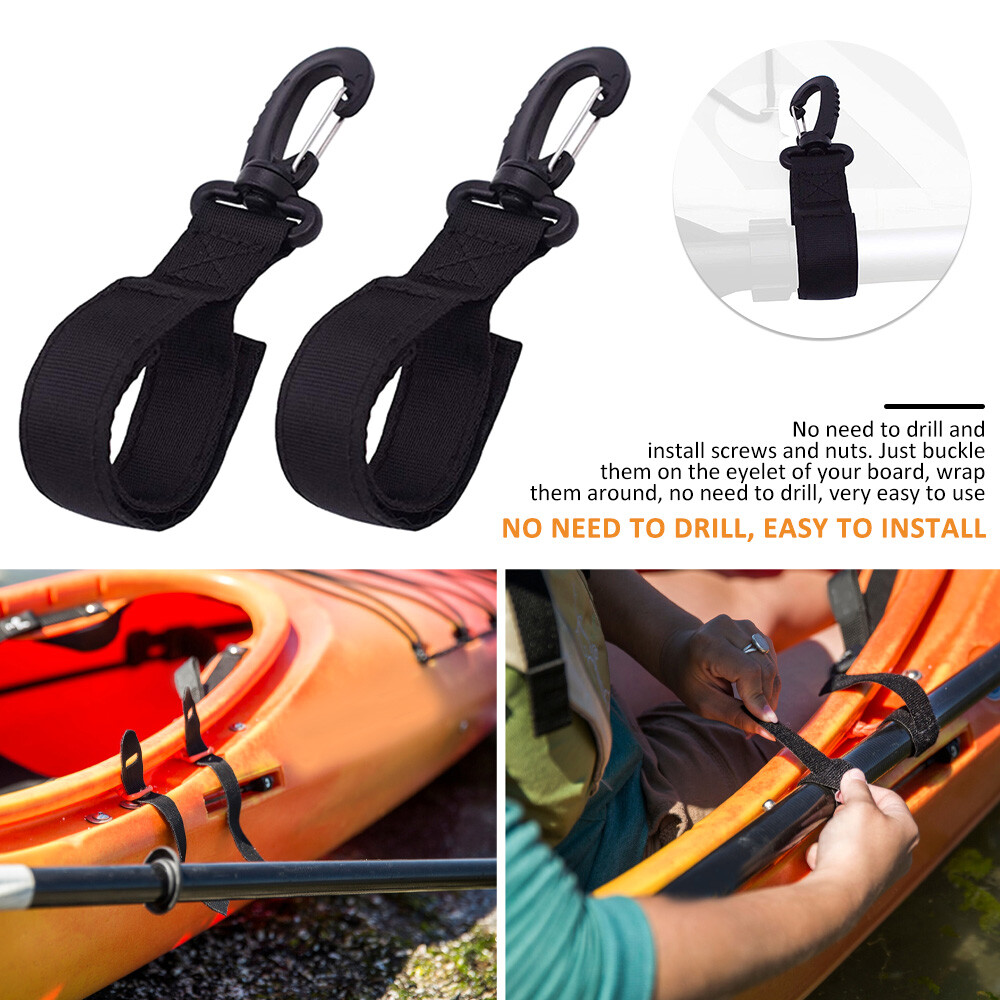 4pcs Kayak Paddle Hook Strap Kayak Paddle Holder Kayak Paddle Clip Boat ...