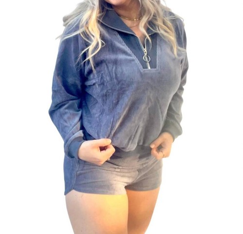 Mable Lohan Pull Over Loungewear Set Blue | eBay