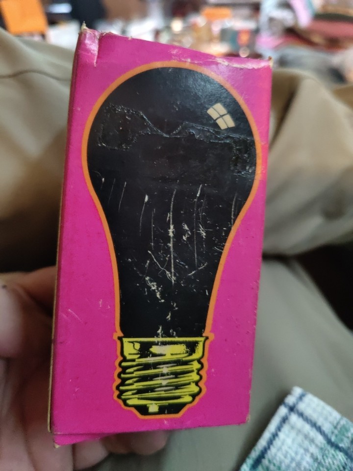 Vintage High Lite The Ultimate Black Lite Bulb 75W Madco Imports Made ...