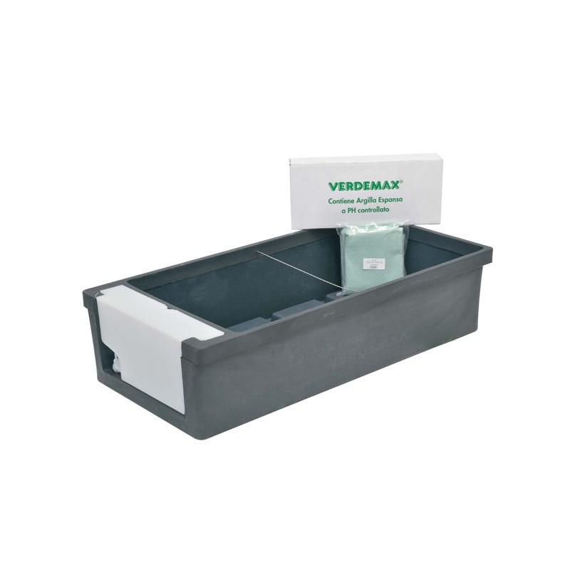 Kit Orto urbano - 115 x 58 x 28 cm - PE - antracite - Verdemax | eBay