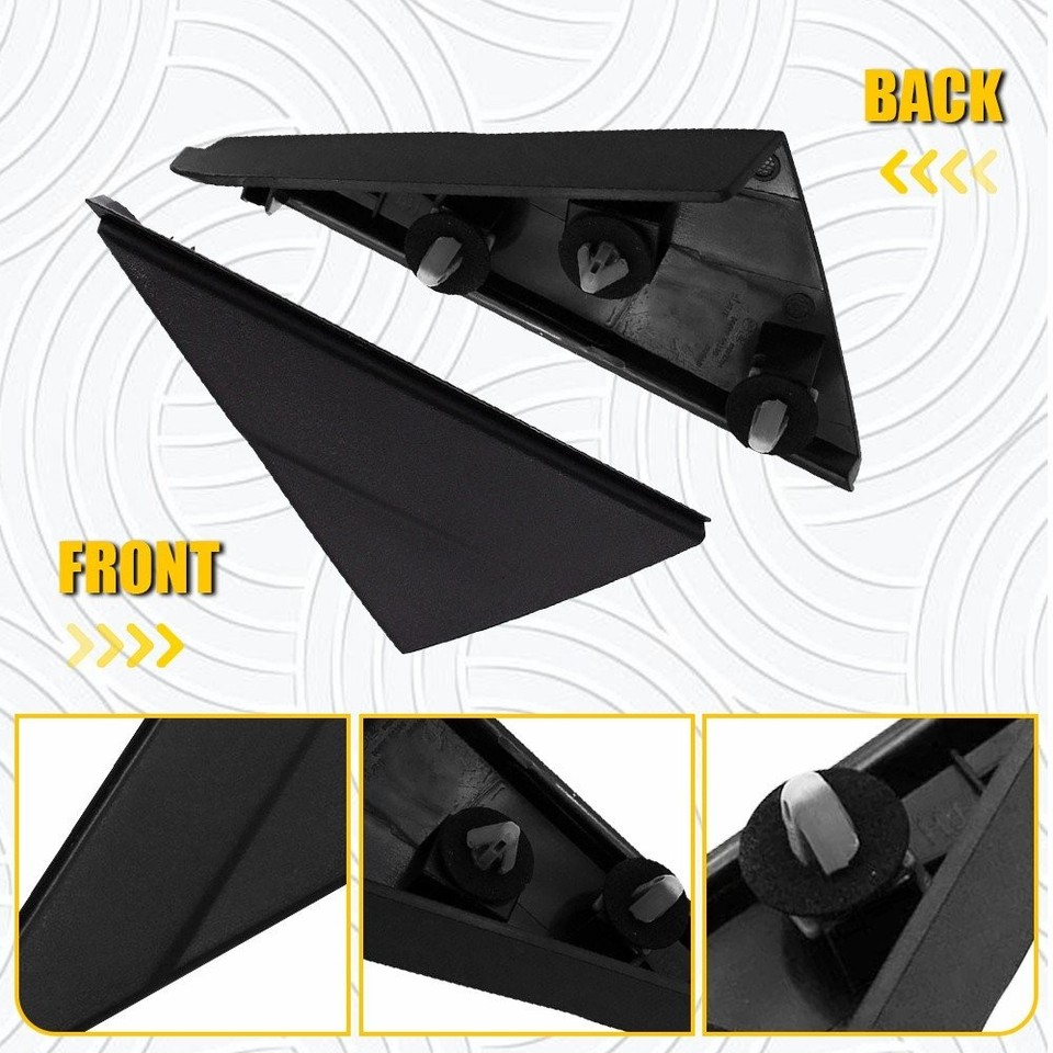 Front RH Pillar Fender Trim Mirror Corner Molding For 2019-2020 Hyundai ...