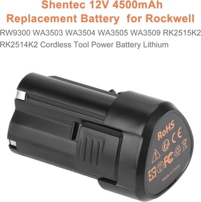 Safety Certified 12V Replacement Battery for Rockwell RW9300 WA3503 and ...
