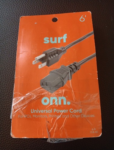 New /open Box surf onn. Universal Power Cord For PC’s, Monitors ...