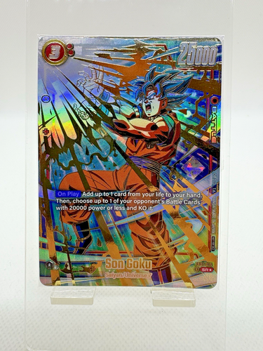 🐉 Dragon Ball Super Fusion World 🐉 Son Goku Top 32 Alt SR FB01-015 Promo US🐉 | eBay