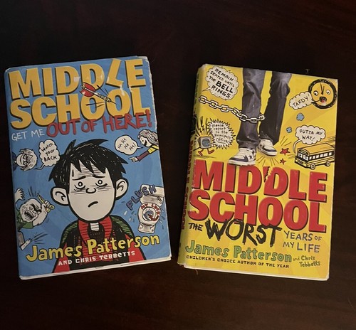 James Patterson Middle School Series Books 1 & 2 - Hardback Books | eBay