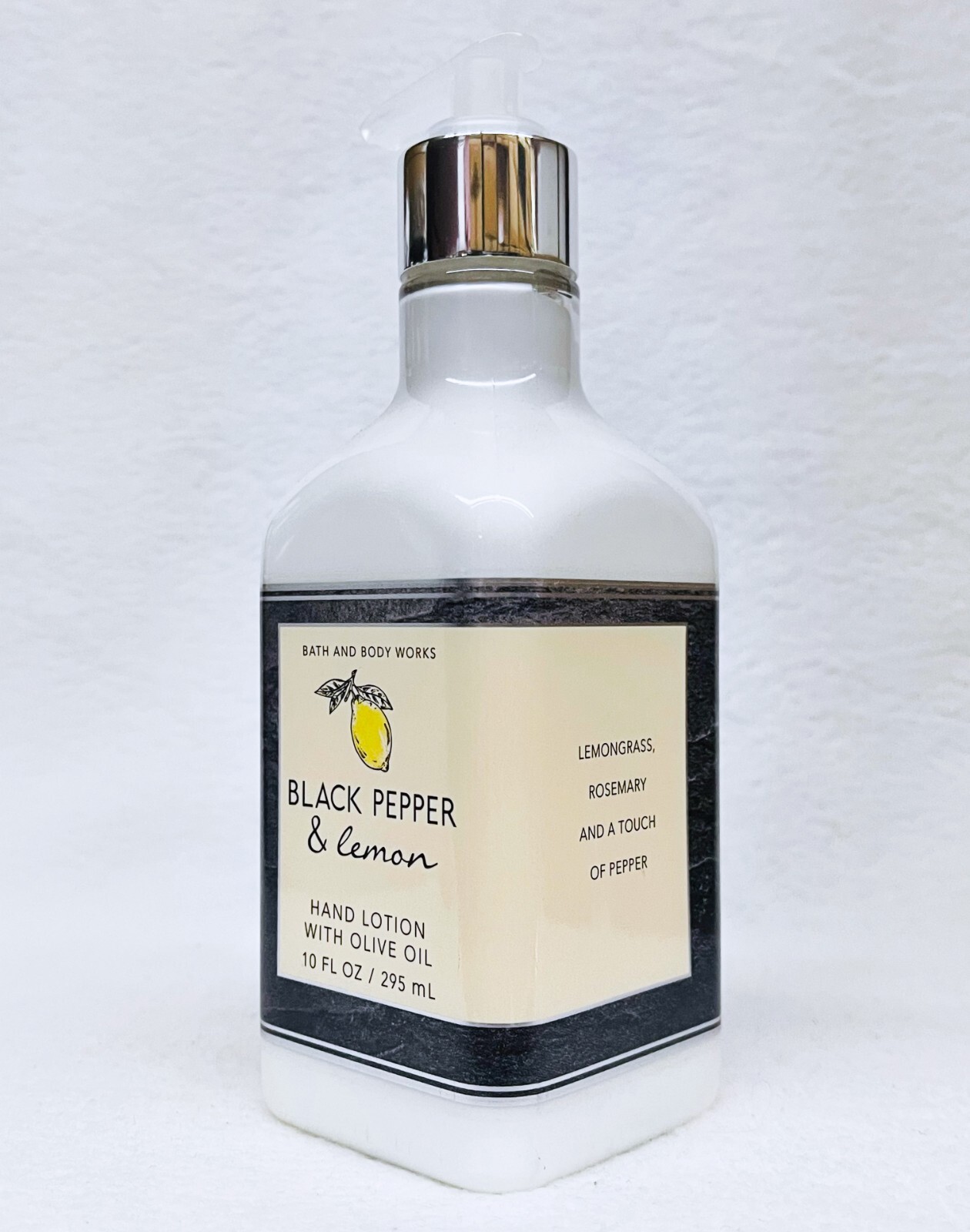 4 Bath & Body Works BLACK PEPPER LEMON Hand Lotion Cream With Olive Oil ...