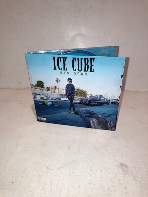 Ice Cube - Man Down Signed Cd N.W.A Snoop Dogg Kurupt Killer Mike Busta ...