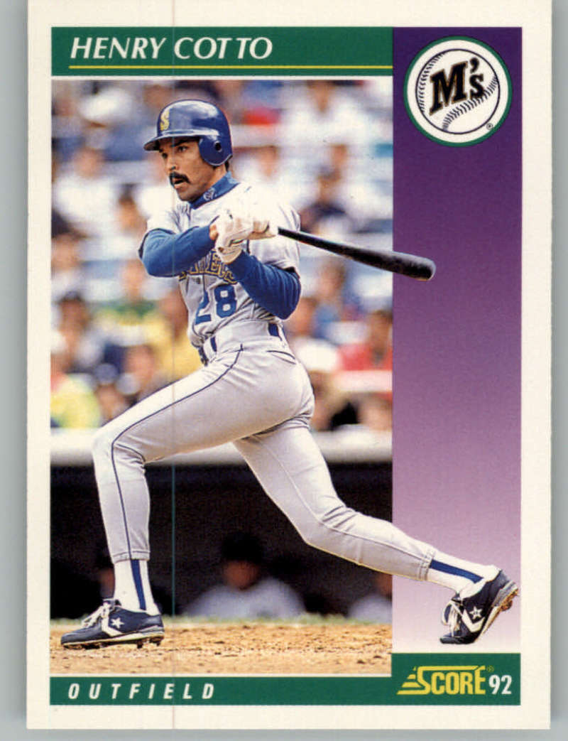 1992 Score #390 Henry Cotto Mariners | eBay