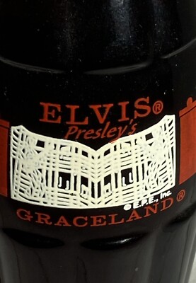 🔥 ELVIS PRESLEY ~ Graceland 1998 Commemorative Coca-Cola Bottle ...