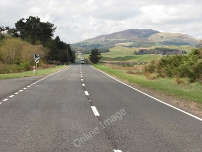 Photo 6x4 A long straight on the A702 Bogs Bank The infamous Dolphinton ...