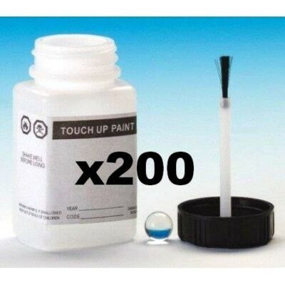 FMT074001 Plastic Paint Touch Up Pots Bottles Empty (Brush In Lid) x200 ...