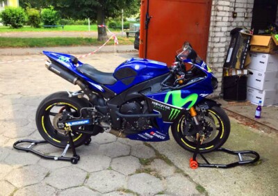 Yamaha YZF R1 2009-2014 crash cage engine guard crash bars stunt race ...