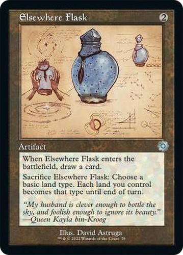 1x Elsewhere Flask - Retro Schematic NM-Mint, English - The Brothers ...