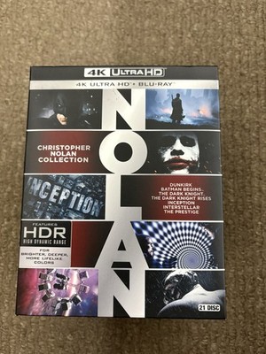 Christopher Nolan Collection 21 Disc 4K Blu Ray Set | eBay Australia