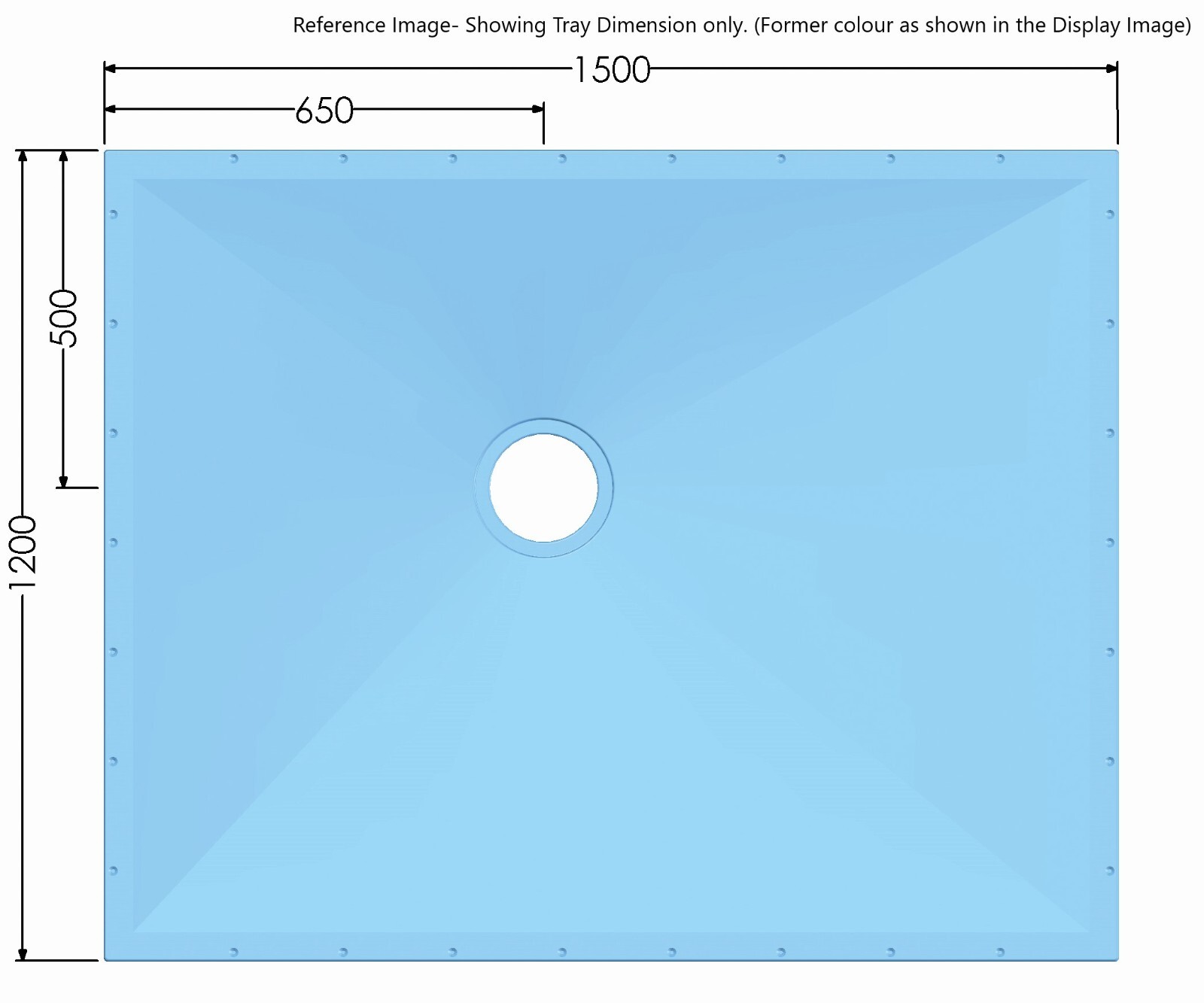 AKW Tuff Form Shower Former Tray, Wet Room Walk In Base, All Size ...