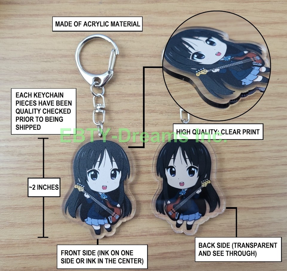 Set of 4 Overlord Anime Acrylic Keychain Momonga Ainz Ooal Gown Albedo ...