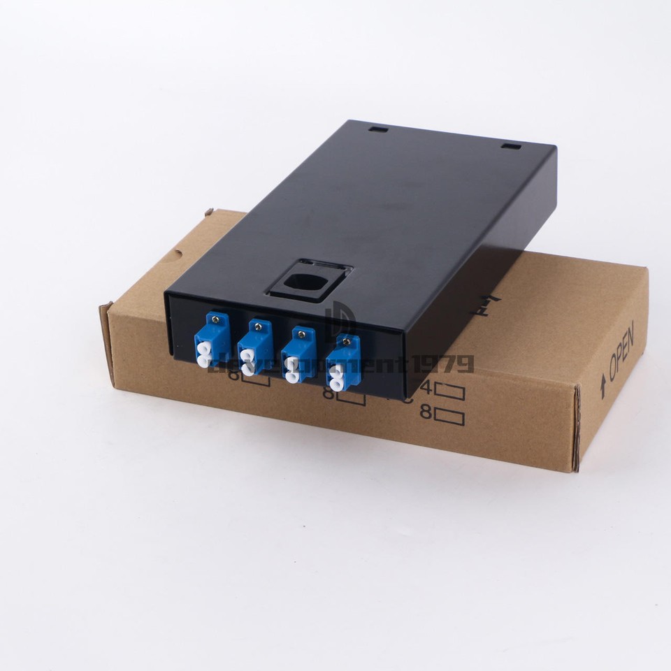 Fiber Optic Cable End Case 8 core LC with adapter pigtail 4 Ports Patch ...