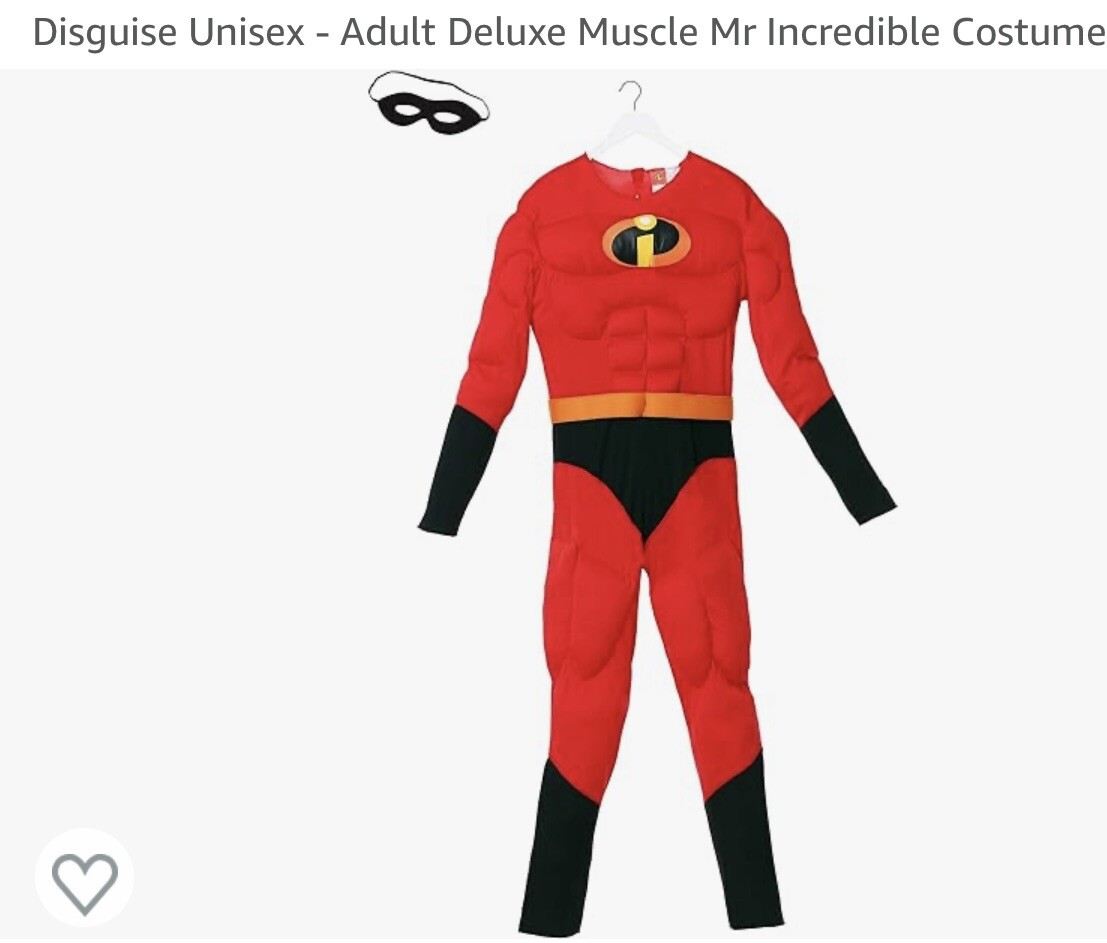 Disguise Disney Mr. Incredible Muscle Adult Mens Hall… - Gem