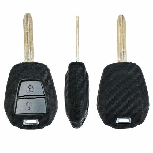 Stylish Carbon Fiber Key Cover for Isuzu DMAX DMAX Mux 2 Buttons Remote ...