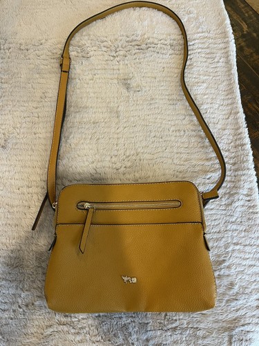 Mathew + Julian Women's mustard Designer Leather Shoulder & Messenger ...