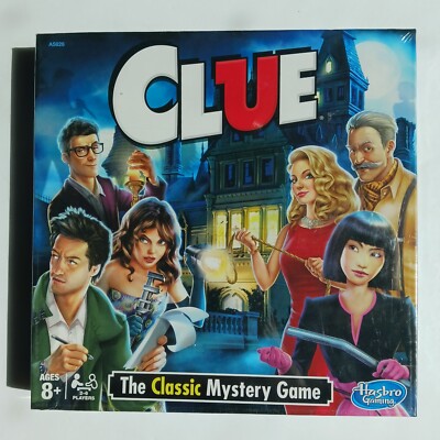 Hasbro Clue 2018 The Classic Mystery Board Game New Sealed Free ...