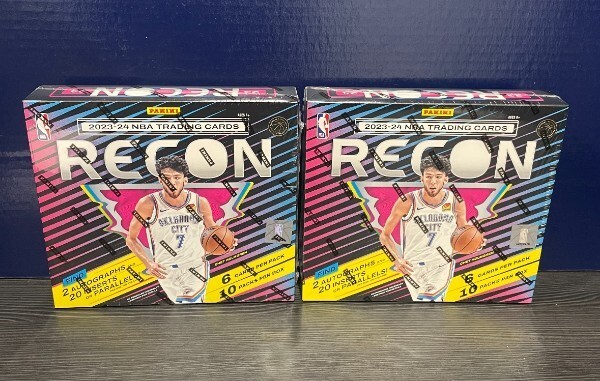 NBA 2023/24 Recon Hobby Basketball (2) Two Sealed Boxes Wembanyama 1 ...