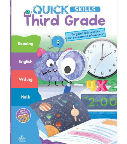 Quick Skills Third Grade Workbook (Quick Skills) by Carson Dellosa ...