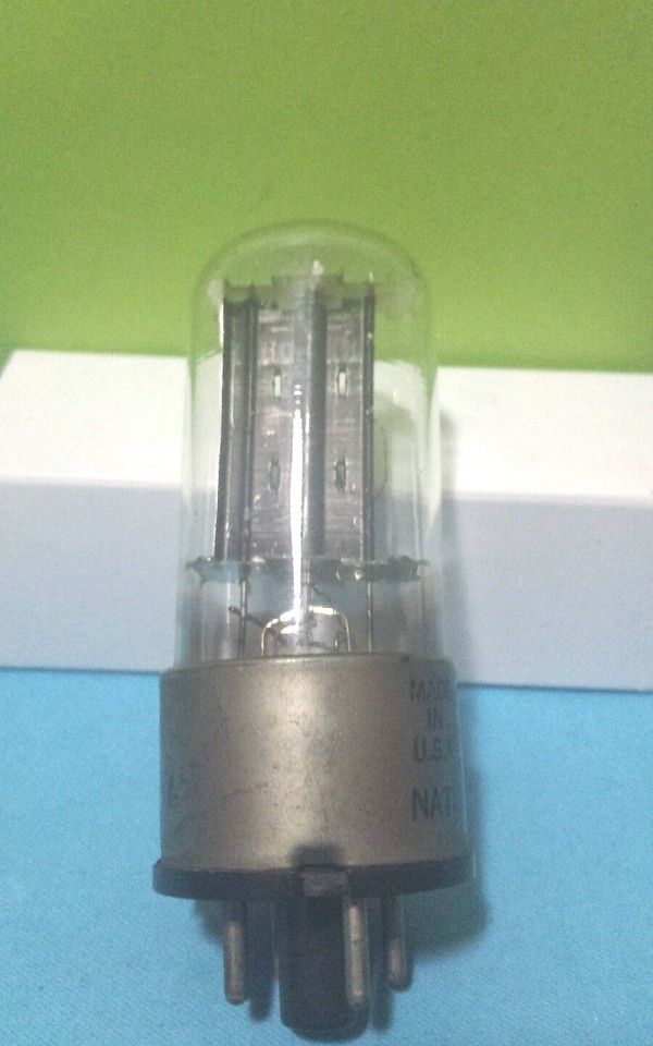 National Union 35Z5 GT Metal Base Vacuum Tube Tested Good On Calibrated ...