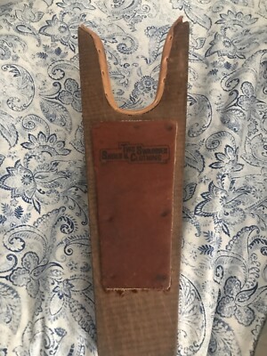 Vintage Two Swabbies Wood Boot Jack Handmade Wooden With Leather ...