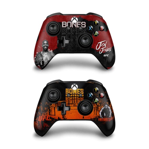 OFFICIAL UFC JON JONES VINYL STICKER SKIN DECAL FOR XBOX ONE S / X ...