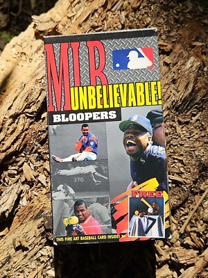 MLB Unbelievable Great Plays & Bloopers (1995) VHS - 2 Tape Set ...