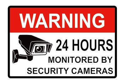 Warning CCTV Decals for your Home Shop Bussiness Factroy Camera ...