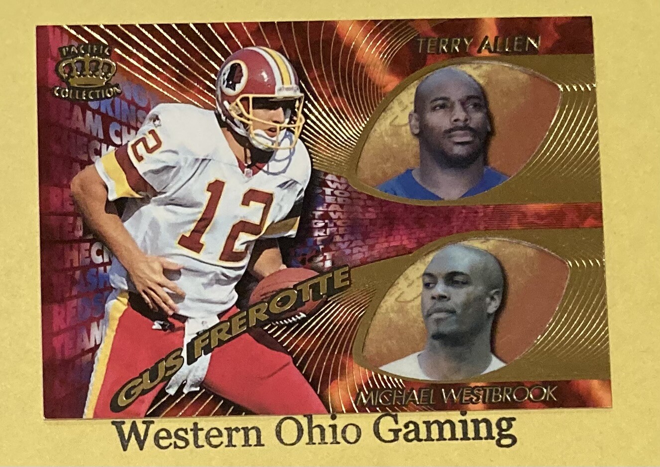 1997 Pacific Gus Frerotte Michael Westbrook Terry Allen #30 Team ...