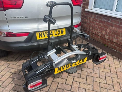 Thule Velocompact 925 2 Bike Tow Bar Bike Rack Cycle Carrier 7 Pin Plug ...