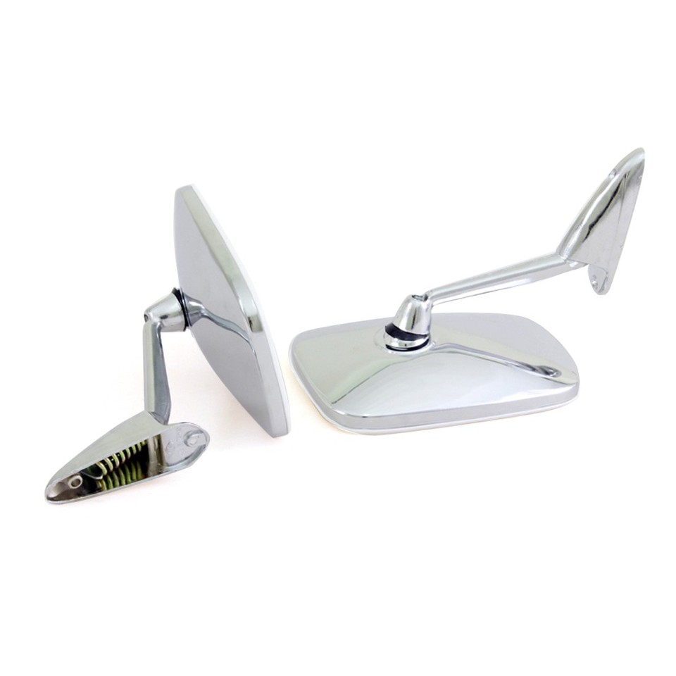 CHROME PAIR DOOR AND FENDER MIRRORS PAIR LEFT AND RIGHT SIDE 2PCS For ...