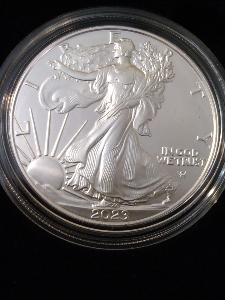 Lot of (3) 2023 Eagle, Morgan, and Peace Silver $1 Dollar Coins U.S ...