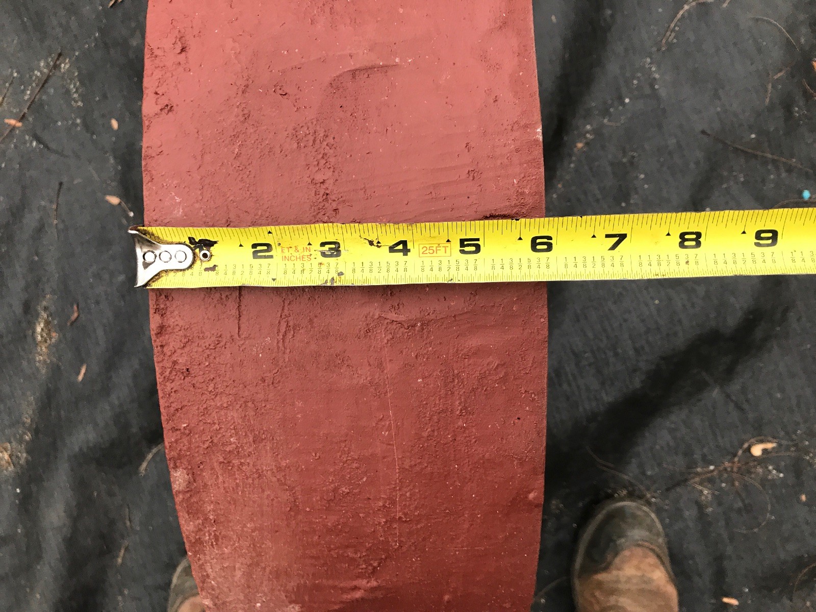 16” Flange Filler, 6” Thick, 125 lb Flange Pattern, 23.5” OD, 16” ID ...