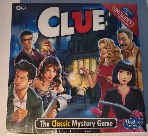 HASBRO Clue: The Classic Mystery Game (Board Game, 2020, New in Box ...