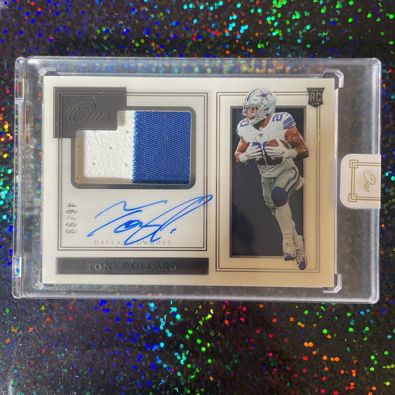 2019 Panini One Tony Pollard RC #124 RPA /99 Dallas Cowboys SP SEALED ...