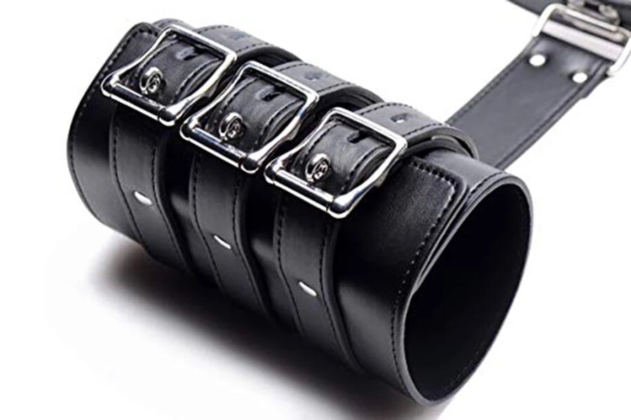 STRICT Bondage Arm Binder Restraint Wrist Leather Adjustable Locking ...